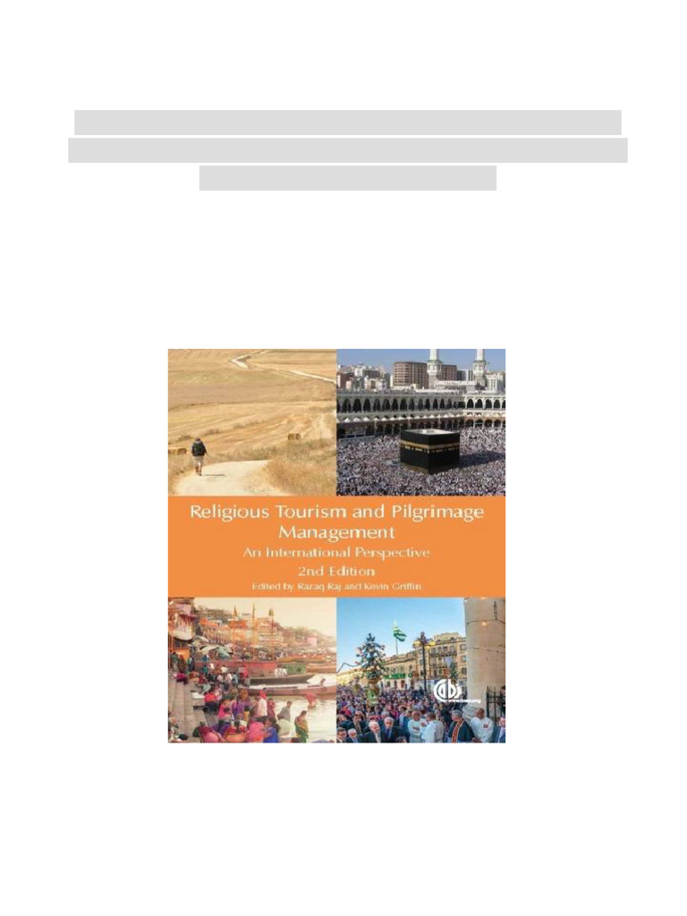 Religious Tourism and Pilgrimage Management An International ...