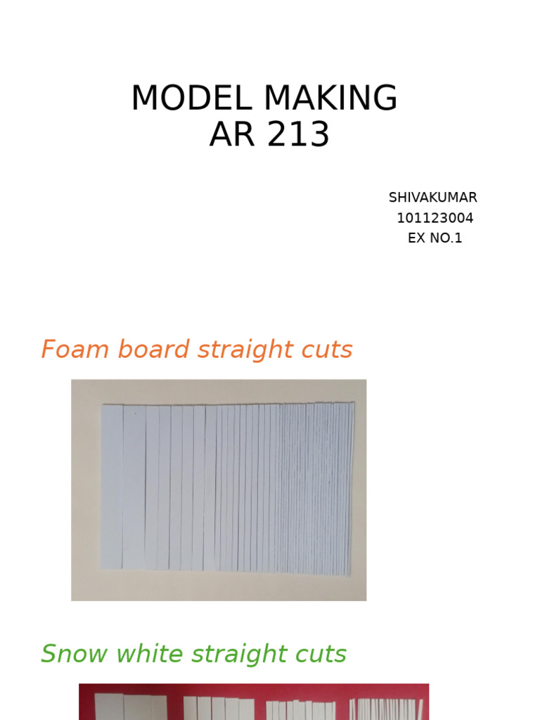 Model Making.101123004 | PDF