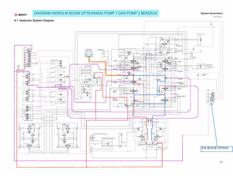Data Diagram Boom Up Running Pump 1 Dan Pump 2 Bekerja | PDF