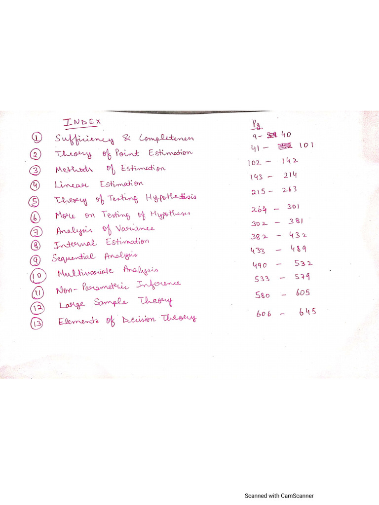 An Outline of Statistical Theory by Goon, Dasgupta (Vol 2) | PDF
