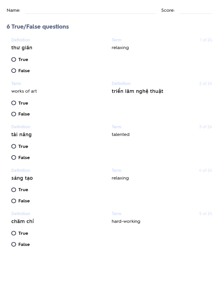 Grade 7 Unit 4 - Quizlet | PDF