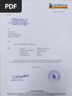 HDB Financial Services NOC Certificate | PDF | Contract Law | Common Law