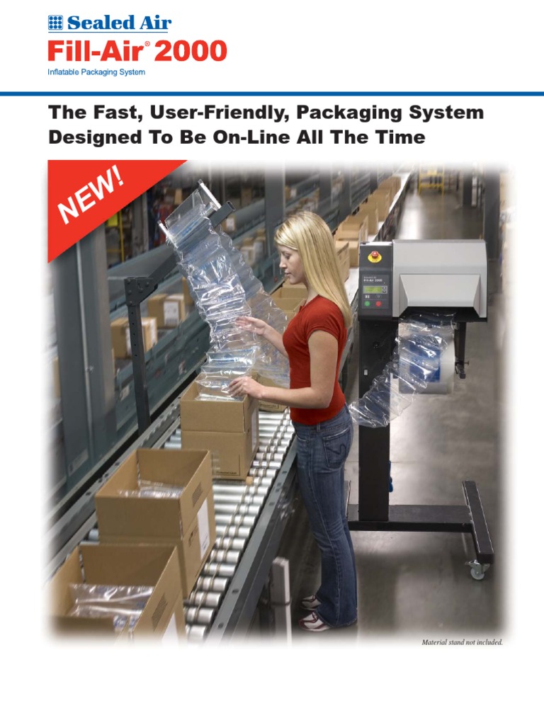 Sealed Air Fill Air 2000 | PDF | Packaging And Labeling | Electrical ...