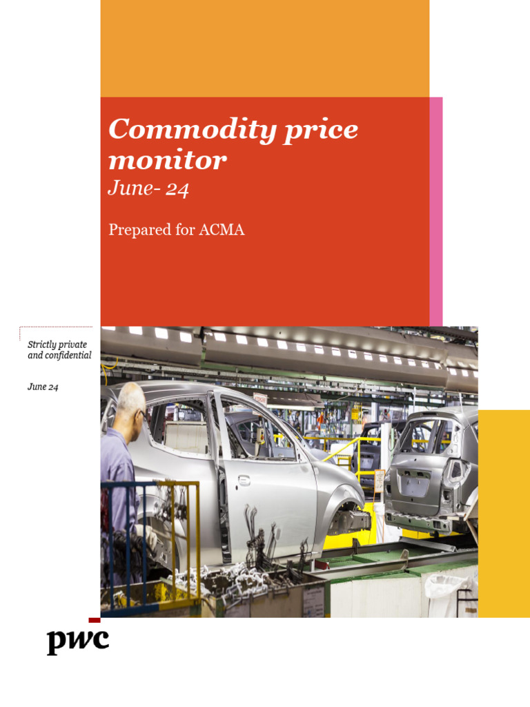 Commodity Prices June 2024 | PDF | Metals | Steel