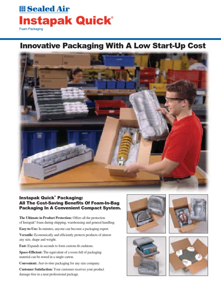 Sealed Air Instapack Quick | PDF | Foam | Packaging And Labeling