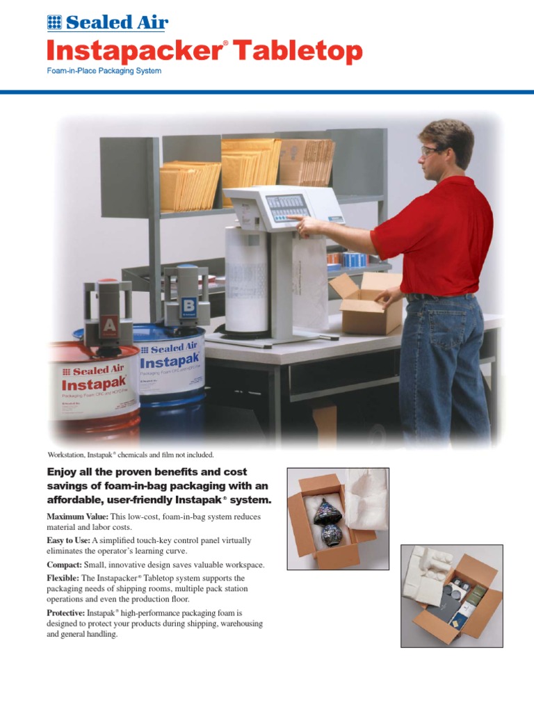 Sealed Air Instapacker Table-Top | PDF | Packaging And Labeling | Electrical Engineering