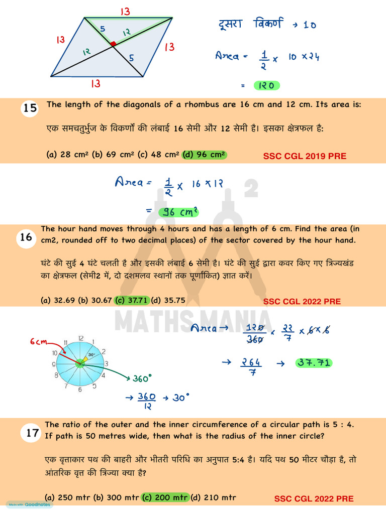 Complete Advance Maths Revision (Part-04) | PDF