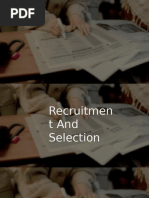 Recruitment and Selection Process Guide | PDF | Television Network ...
