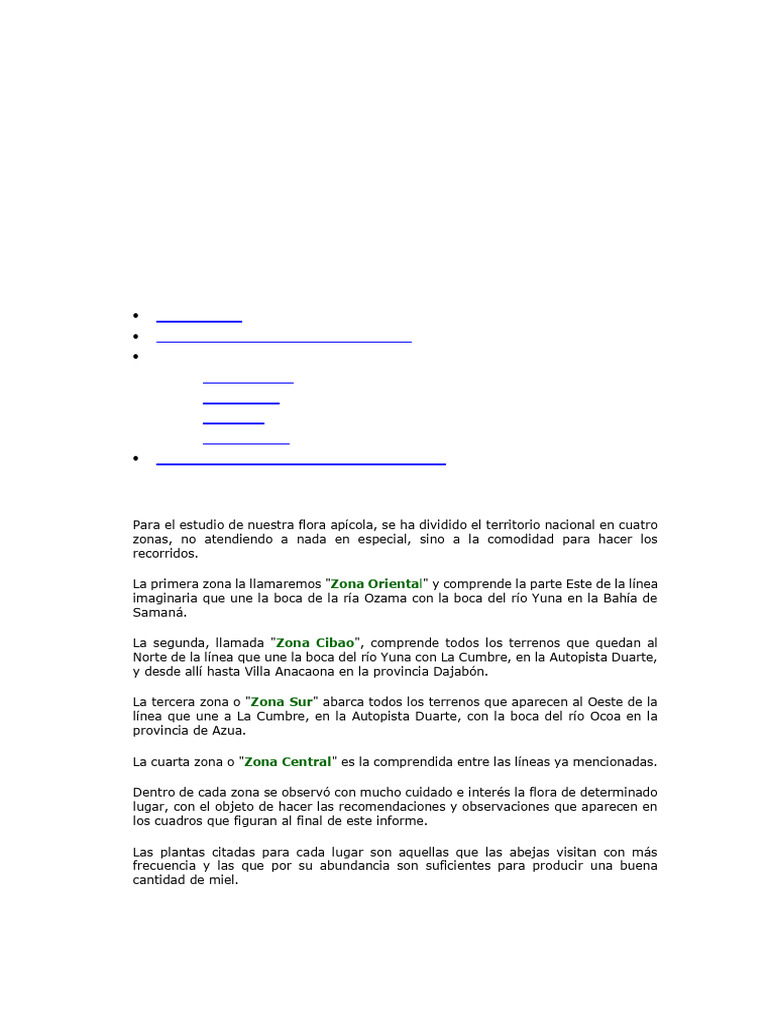 Marcano La Flora Apícola de La República Dominicana | PDF | Colmena | Apicultura