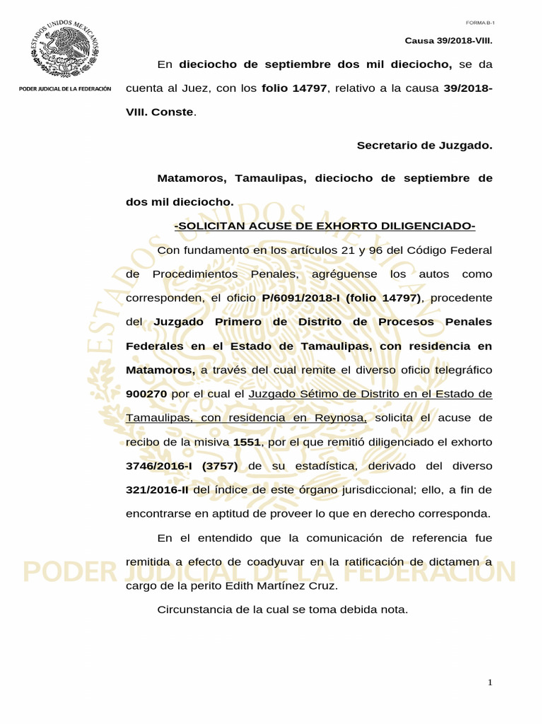18-09-2018 Solicitan Acuse | PDF | Gobierno | Separación de poderes