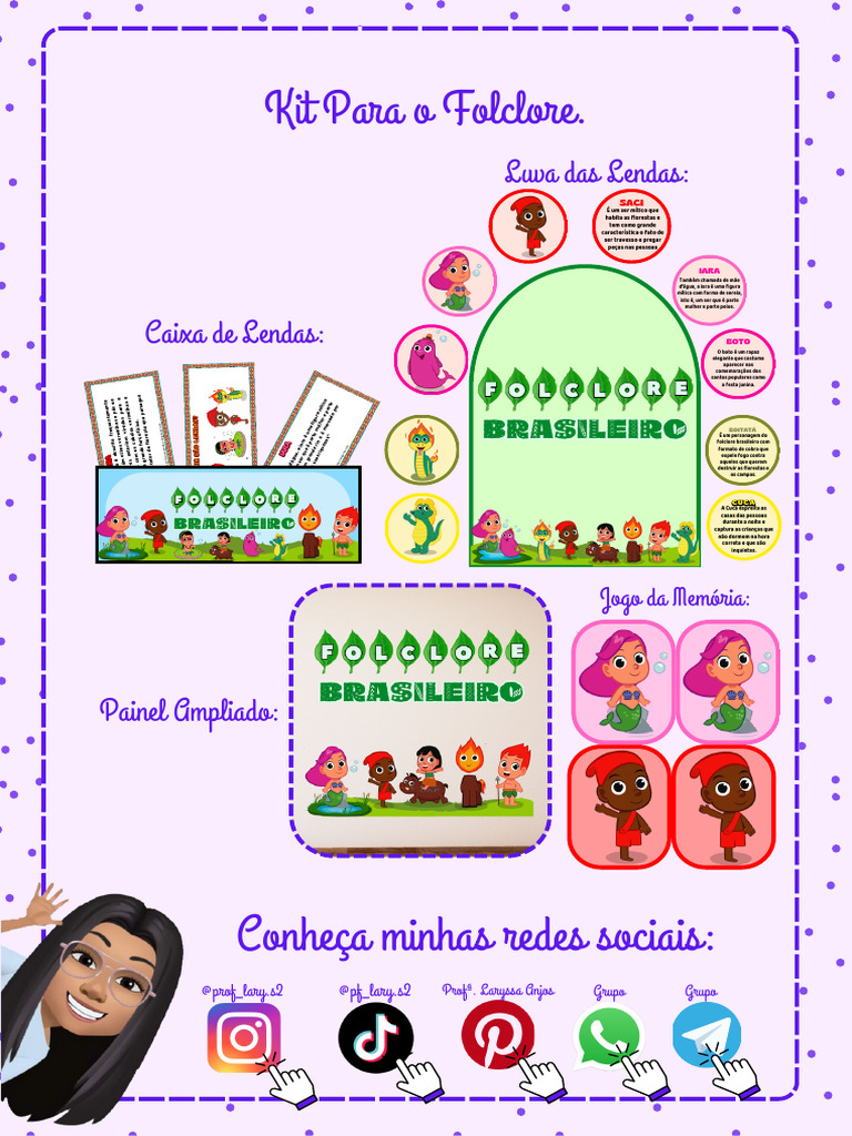 Kit para o Folclore. (Prof - Lary.s2) - 20240813 - 105004 - 0000 | PDF ...
