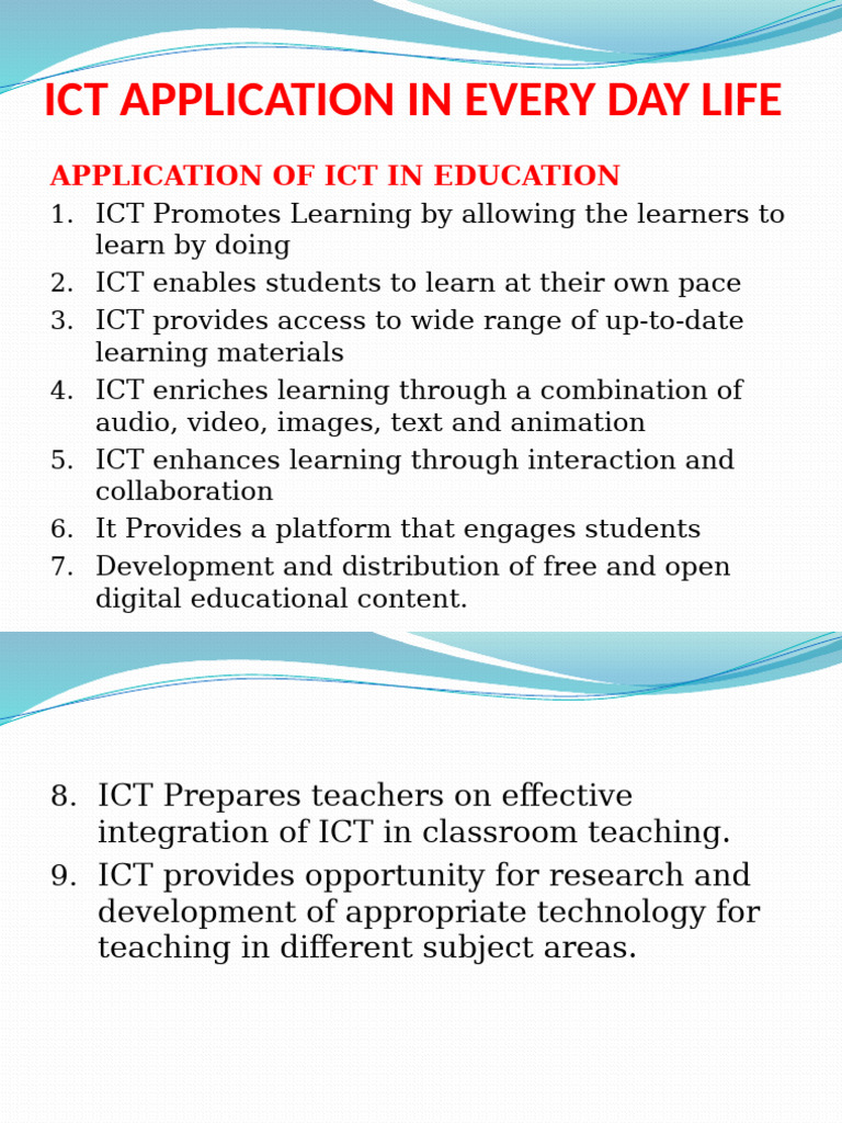 Application of Ict Week 2 Year 9 | PDF | Educational Technology ...