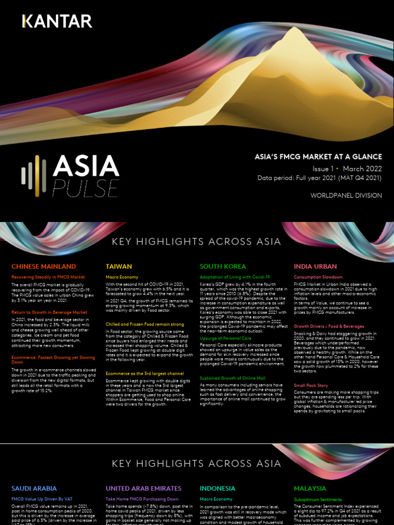 Kantar Worldpanel Asia Pulse 2022 Issue 1 Final | PDF | Convenience Store | Macroeconomics