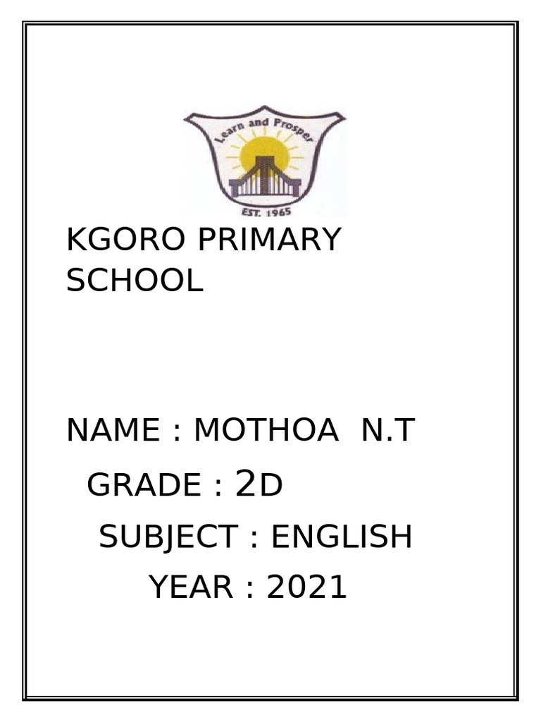 English Cover Page | PDF