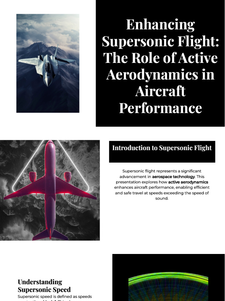 Slidesgo Enhancing Supersonic Flight The Role of Active Aerodynamics in ...