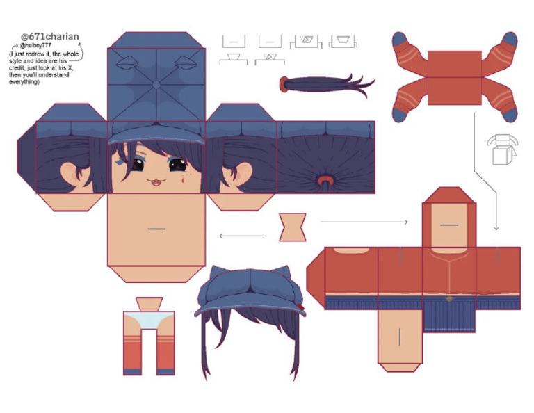 PaperCraft Miside | PDF