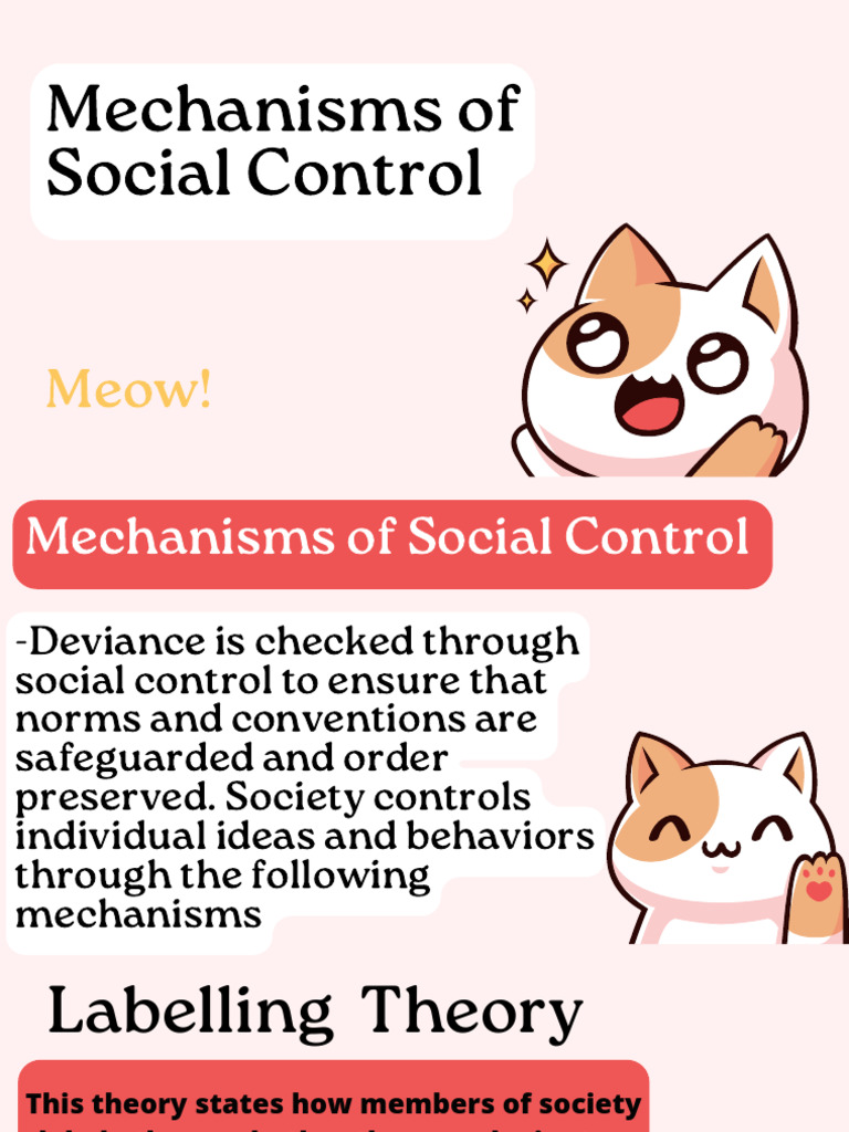 Mechanisms of Social Control | PDF