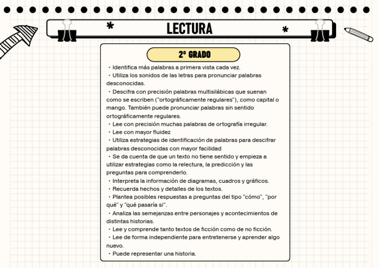 Palabras Multisilábicas en 2° Grado | PDF