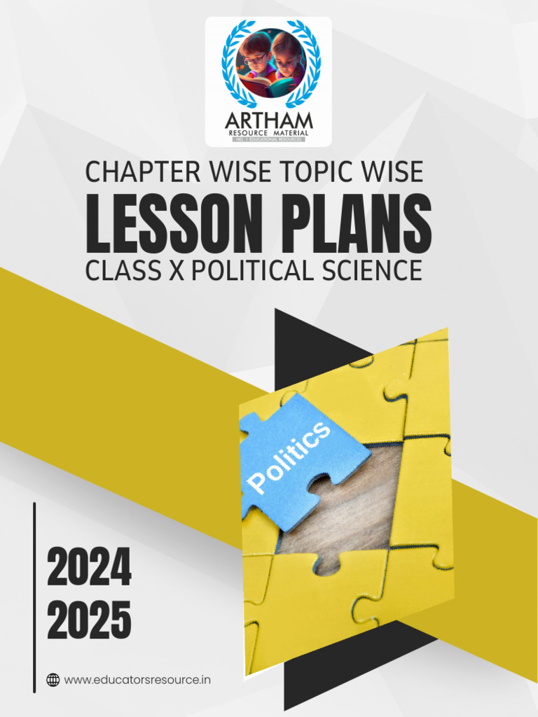 Class X Federalism Lesson Plan | PDF | Government