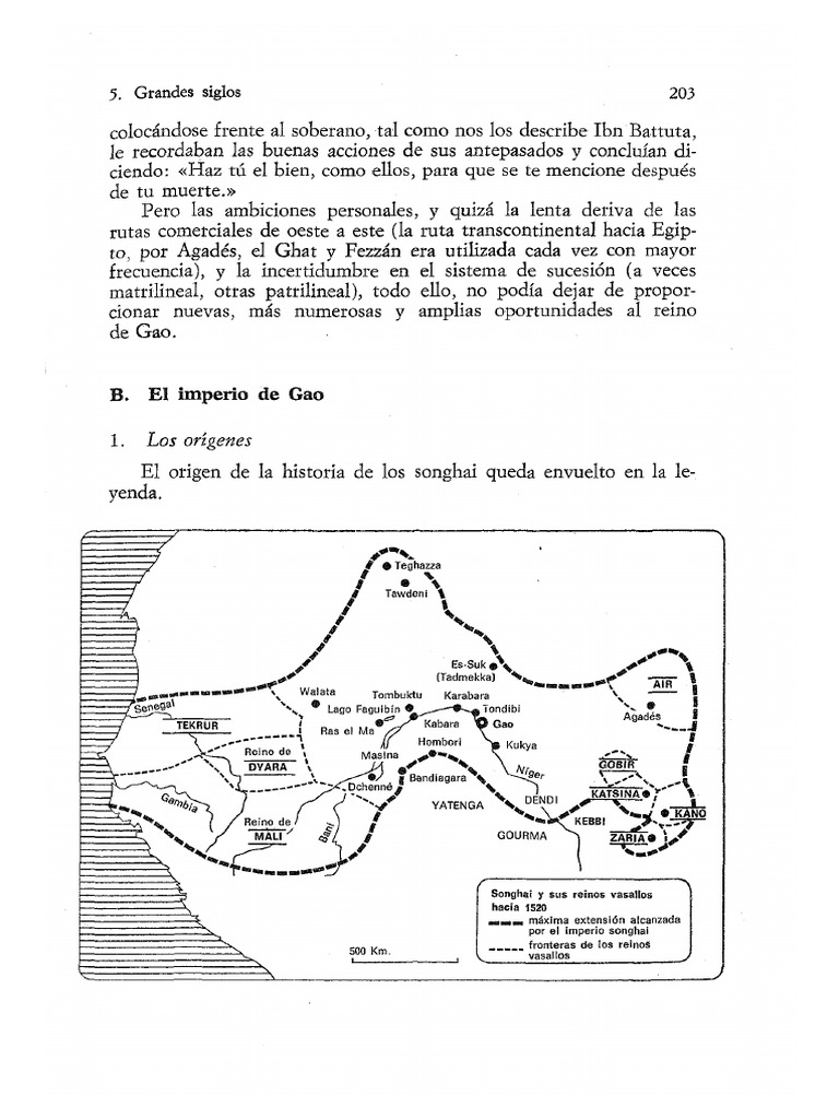 El Imperio Songhai y su Fundación | PDF