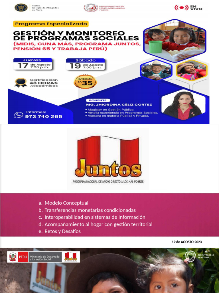 GESTION Y MONITORIO DE PROGRAMAS SOCIALES 19 AGOS 1 mcCmbUW xpe0IPf m9t8qZX | PDF