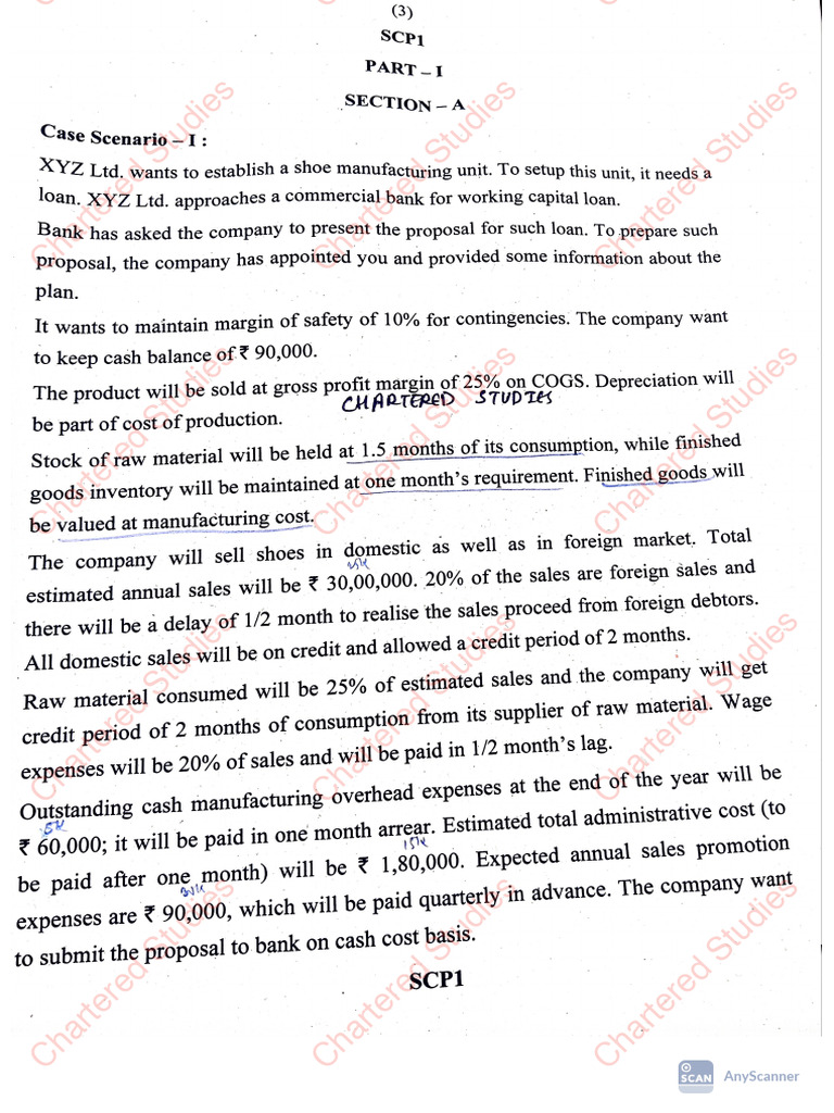 CA Intermediate FMSM MCQ Question Paper For May 2025 | PDF