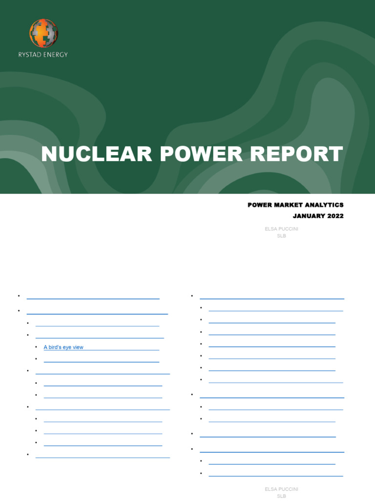 Nuclear Power Report | PDF | Nuclear Power Plant | Nuclear Power