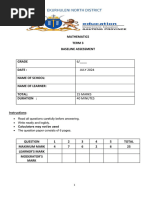 Grade 4 Term 3 Baseline Assessment 2024 | PDF