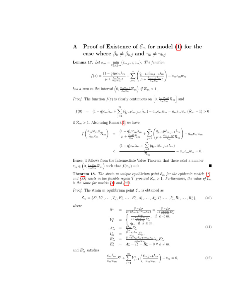 Analysis of Multi-Strain Infection of Vaccinated and Recovered ...