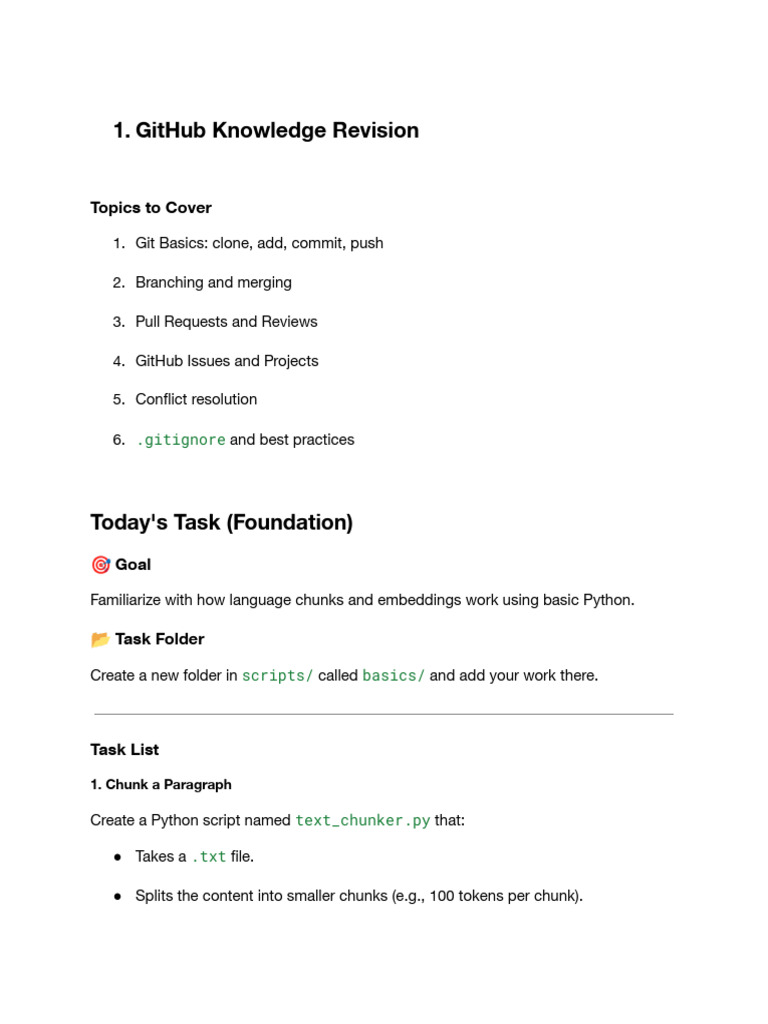 GitHub Knowledge Revision | PDF