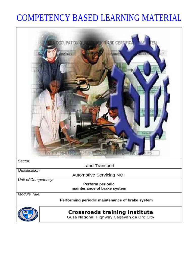 4.perform Periodic Maintenance of Brake System | PDF | Brake | Vehicle ...