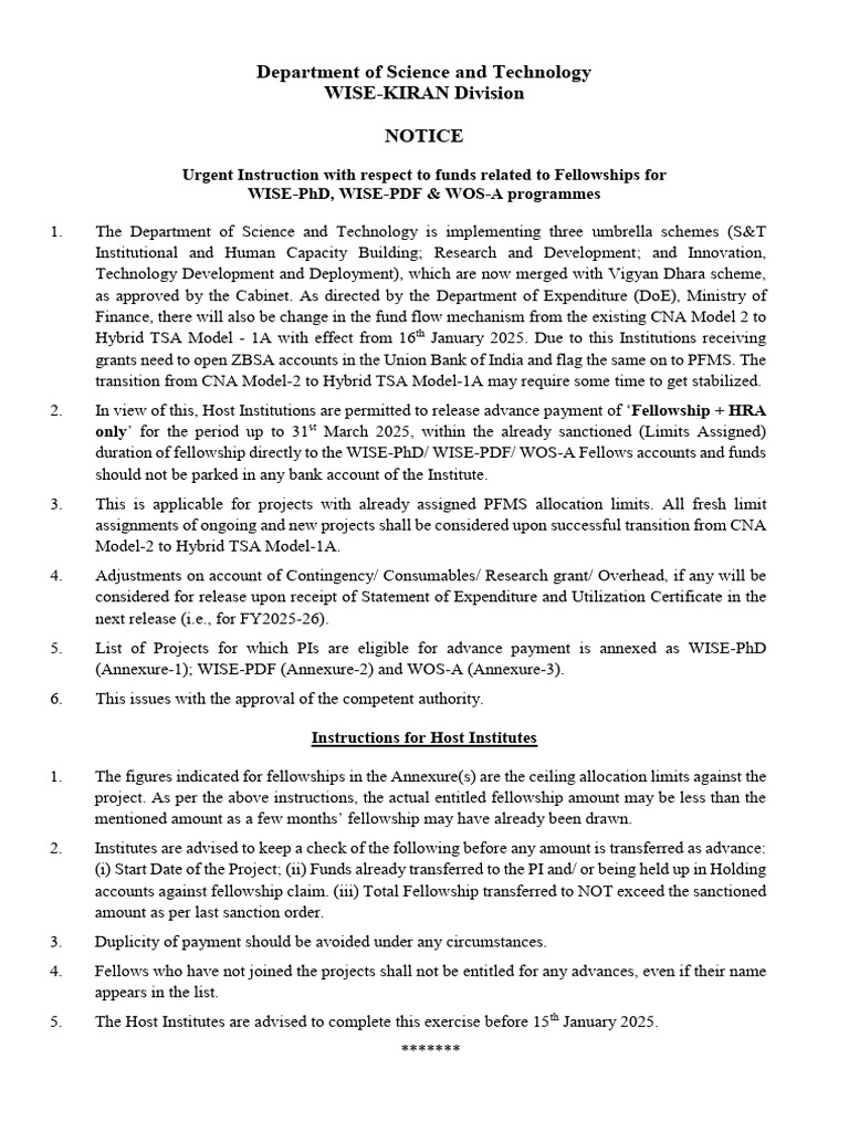 Notice - Annex 1,2,3 | PDF | Economy Of India