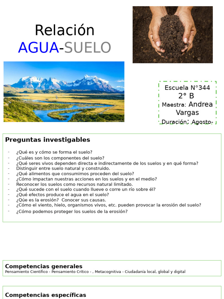 Ciencias de La Tierra y El Espacio | PDF | Suelo | Agua