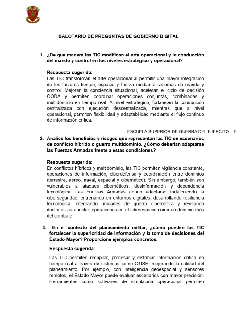 Impacto de las TIC en el Gobierno Digital | PDF | La seguridad ...