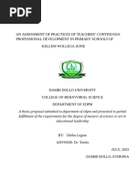 SACE CPTD Handbook | PDF | Teachers | Educational Assessment