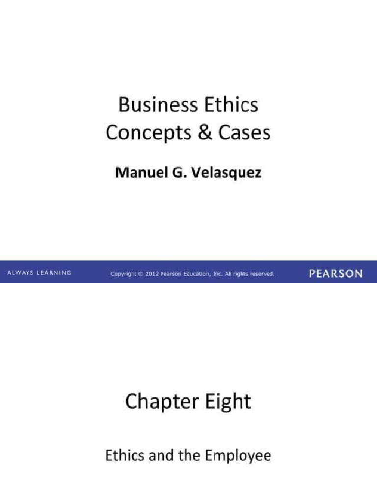 CH 8 Business Ethics & CSR | PDF