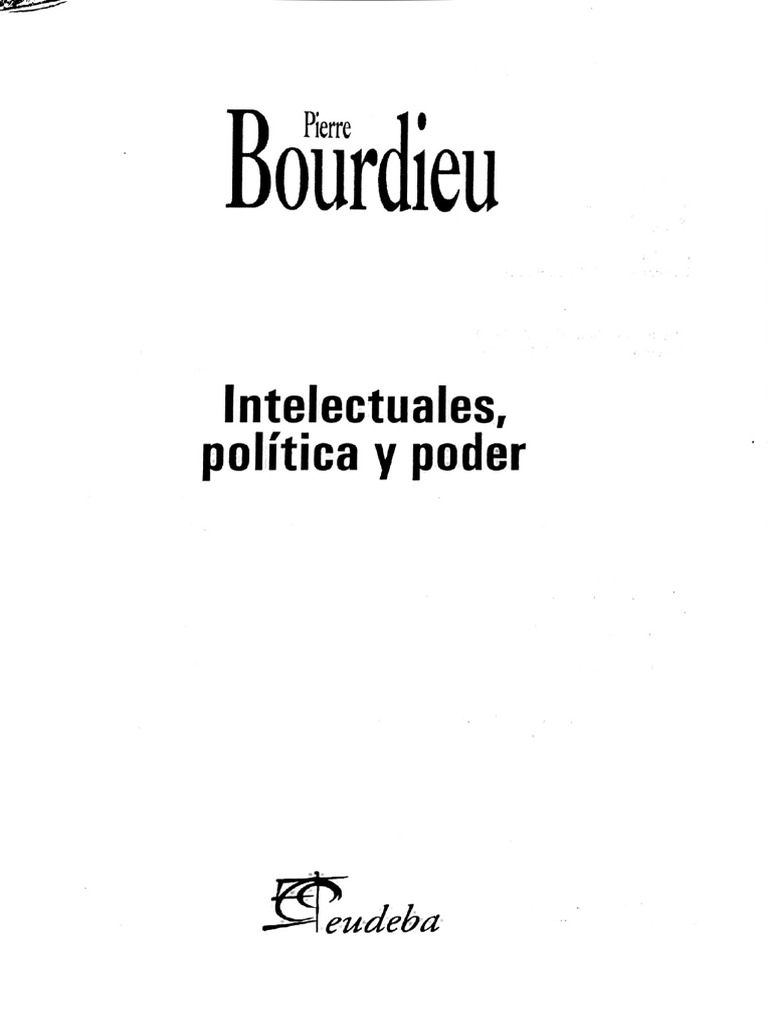 Bourdieu - Sobre El Poder Simbólico - Final | PDF | Ideologías | marxismo