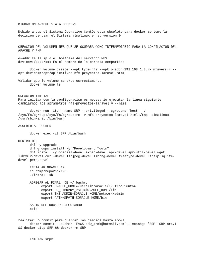 Docker SRP | PDF | Servidor HTTP Apache | Software del sistema
