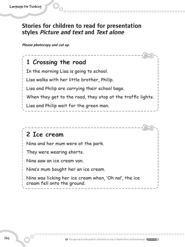 Children's Stories for Presentation Skills | PDF | Candy