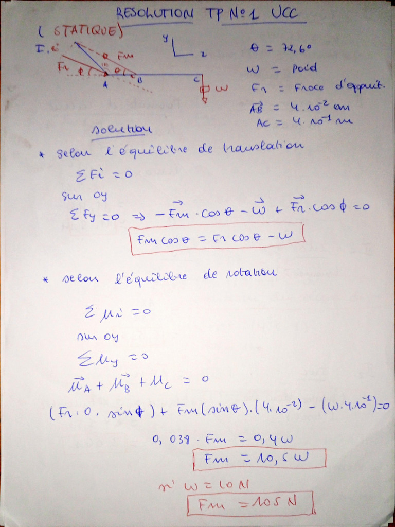 Résolution TP 1 Ucc | PDF