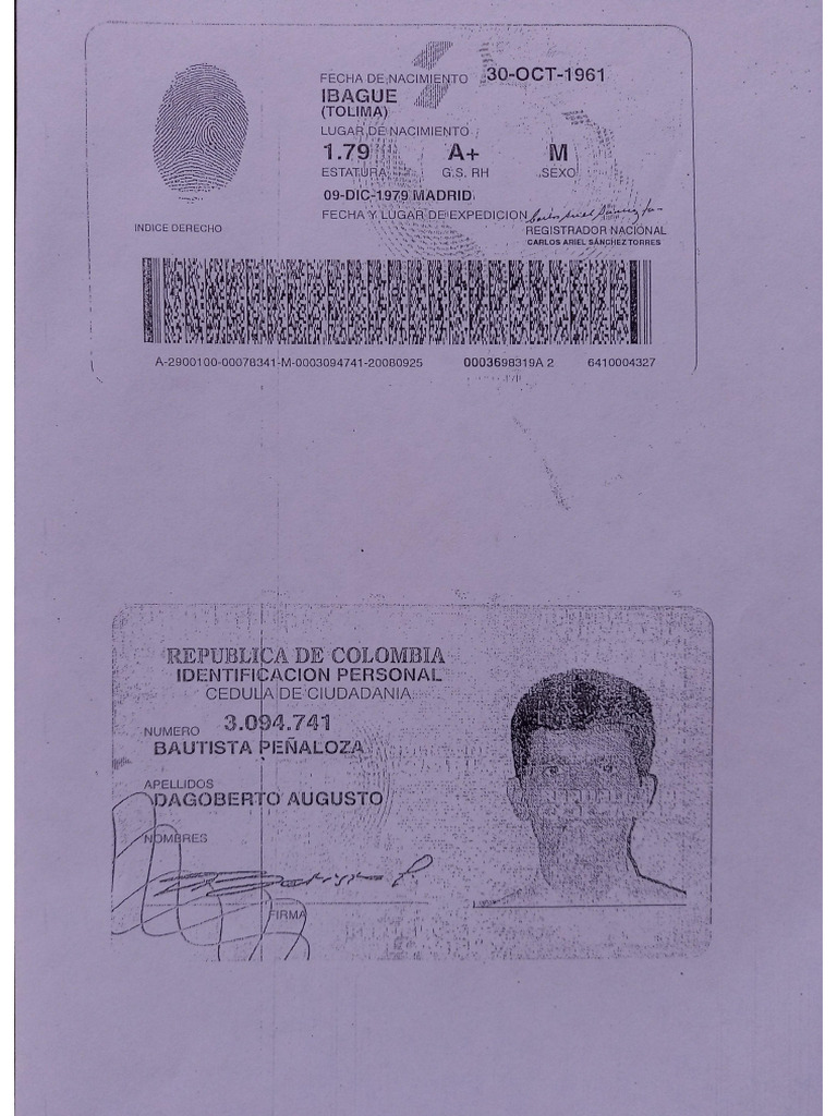 Cédula | PDF