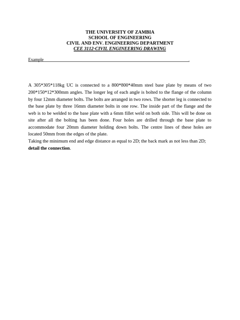 STRUCTURAL STEEL WORK - Class Exc | PDF