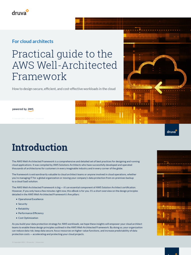 Aws Well Architected Framework | PDF | Cloud Computing | Software As A Service