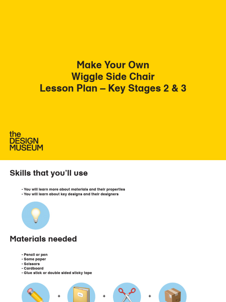 DIY Wiggle Side Chair Lesson Plan | PDF | Furniture