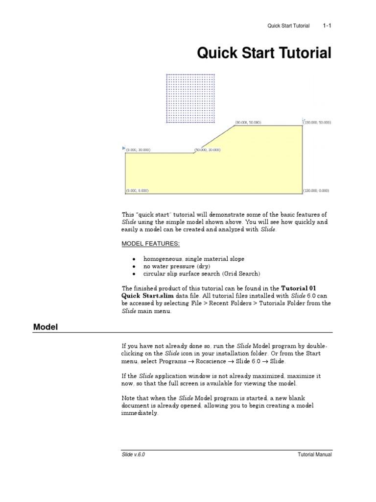 Slide 6.0 Quick Start Tutorial Guide | PDF | Point And Click | System ...