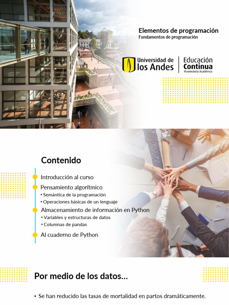 M1 Clase 1 Pensamiento Algorítmico - Elementos | PDF | Programación de computadoras | Python ...