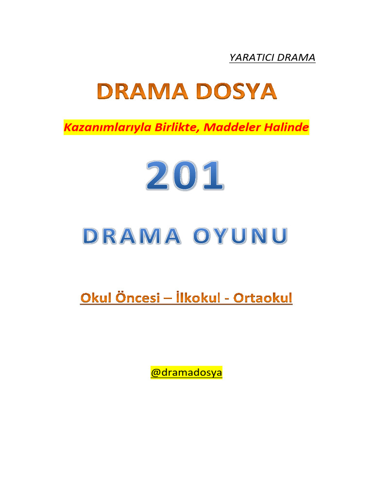 201 Drama Dosya | PDF