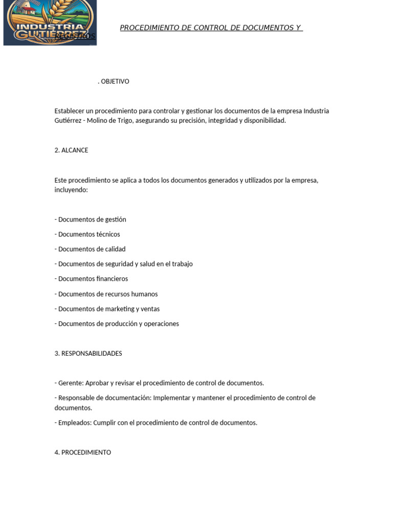 Control de Documento | PDF | Business