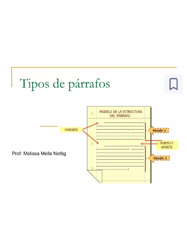 Tipos de Párrafos | PDF