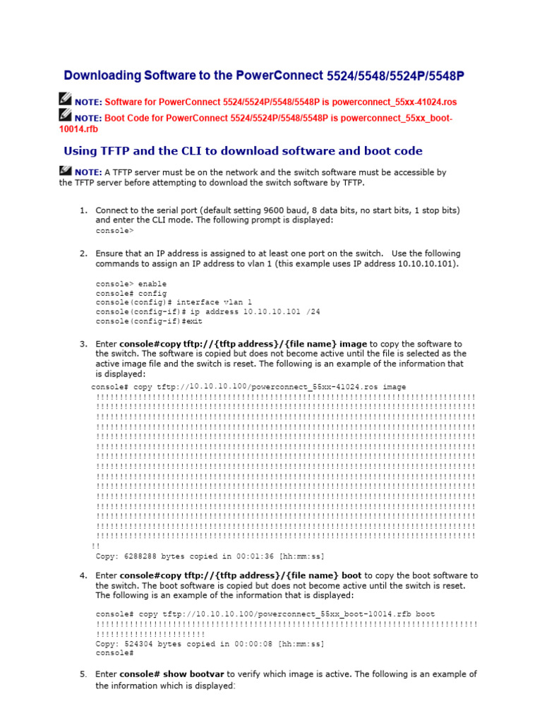 Downloading The Software | PDF | Command Line Interface | Booting
